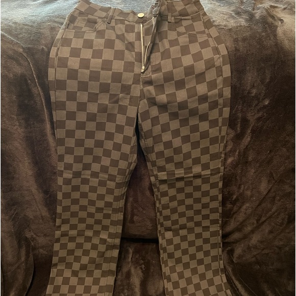 Dressed in LALA | Pants & Jumpsuits | Dressed In Lala Black Checkered ...